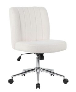 boss office products boucle task chair, cream