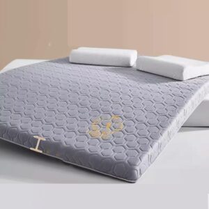 hhyylr pallet bed single roll-up mattress breathable tatami memory foam mattress king size foldable mattress can be used in all seasons (color : gray, size : 180cm*200cm)