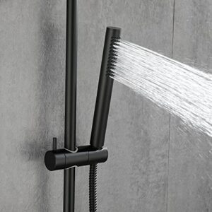 letuzi eco-performance handheld shower with 28-inch slide bar and 59-inch hose,efficient and water-saving, suitable for bathroom kitchen