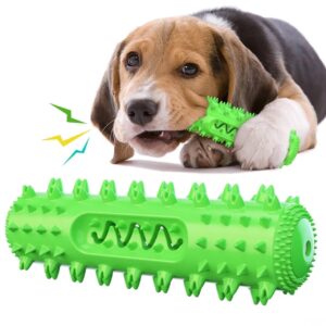 nico's friends interactive dental toy for dogs – squeaky puzzle to clean teeth and promote oral health – perfect for small, medium, and large breeds.