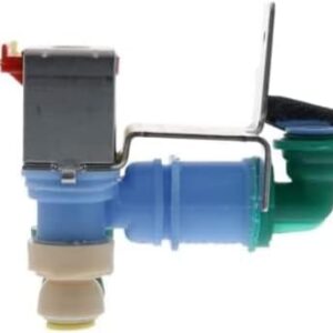 Water Inlet Valve Replacement For KitchenAid KBFS20EVMS9 KBFS20EVWH10 KBFS20EVBL6 KBFS20EVWH6 KBFS20ECBL00 KBFS20ECMS00 KBFS20ECWH00 KBFS20EVBL10 KBFS20EVBL8 KBFS20EVMS11 KBFS20EVMS13 Refrigerator…