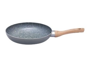 hudson nonstick grey frying pan 9qt cookware, pots and pans, dishwasher safe, 7.9-inch, granite nonstick