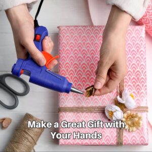 MAQIHAN 50PCS Mini Hot Glue Sticks - Mini Glue Gun Sticks, 4" Long x 0.27" Diameter, Clear Hot Glue Sticks Small for Fabric,Wood,Paper,Metal,Plastic