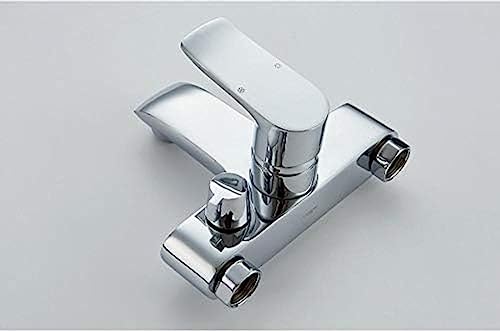 Kitchen Taps Bathtub Faucet Shower Set Chrome Plated Brass Short Outlet Pipe Bath Faucet Waterfall Bathroom Bathtub Faucet