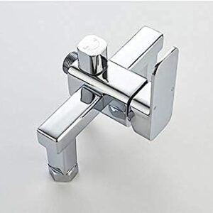 Kitchen Taps Shower Faucet Set Bathroom Brass Bathtub Shower Faucet Bath Shower Tap Chrome Plated Shower Head Wall Mixer Tap