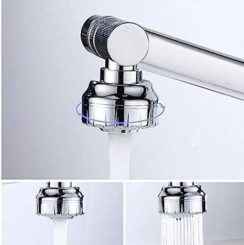 Kitchen Taps Chrome Rotation Basin Sink Facuet Deck Mount Hot Cold Mixer Crane Tap 2-Mode/3-modes Bath Wash Face Faucets