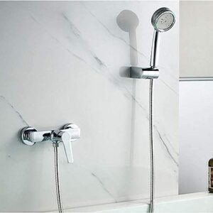 Kitchen Taps Single Handle Bathtub Faucet Shower Mixer Faucet Brass Cold and Hot Bathroom Bathtub Faucets Chrome Wall Mounted