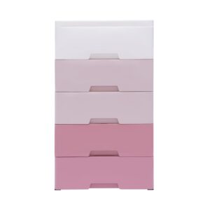 plastic drawer 5-layer closet storage baby clothes organizer plastic dresser with drawers pink dresser clothes drawer small kids dressers for bedroom clothes playroom furniture toys