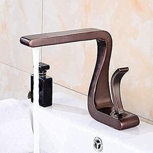 Faucet Faucet Antique Brass Kitchen Faucet Sink Faucet Hot and Cold Faucet Mixer Unique Design Bathroom Basin Mixing Faucet Faucet Bath Water Faucet