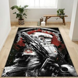 cr starwars art rug; stormtrooper area rug; starwars rug; starwars area rug 759.2 (39”x59”)=100x150cm