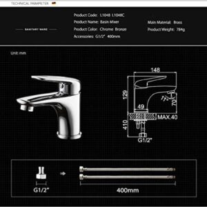 Kitchen Taps Basin Faucet Water Mixer Tap Toneir Bath Sink Faucet Brass Bathroom Mixer Wash Basin Mixer Taps Bathroom Toneira