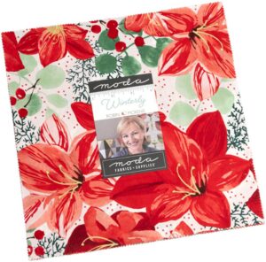 winterly layer cake®, 42-10" precut fabric quilt squares by robin pickens