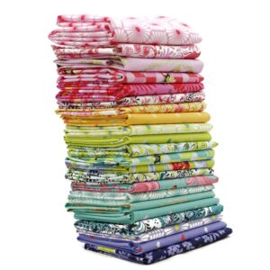 besties fat eighth bundle (22 pieces) by tula pink for free spirit 9 x 21 inches (22.86 cm x 53.34 cm) fabric cuts diy quilt fabric