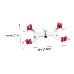 BUGUUYO Aluminum Clip Titration Clamp for Laboratory Experiments Fixing Accessory for Securely Holding Burettes and Test Tubes in Scientific Settings