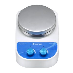 west tune magnetic stirrer hot plate max 716℉/380℃, 3000ml stirring capacity magnetic stirrer with heat, magnetic stirrer with 5.5 inch magnetic stir plate & 1500 rpm magnetic stirrer hot plate mixer