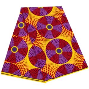 6 Yards African Fabric Polyester Material Tissu Craft DIY Ankara Wax Prints Fabrics for Sewing