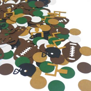 220 pieces football confetti for birthday party - football themed birthday party decorations, photo prop football party decor，super bowl party decoration confetti.