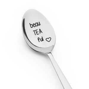 tea lover gifts for women girls tea spoons for tea drinker gifts for women christmas gifts for mom grandma gifts birthday gifts for girlfriend wife teaspoons gifts for her