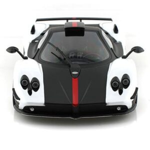 Pagani Zonda 5 Cinque White and Black 1/18 Diecast Model Car by Motormax 79158white