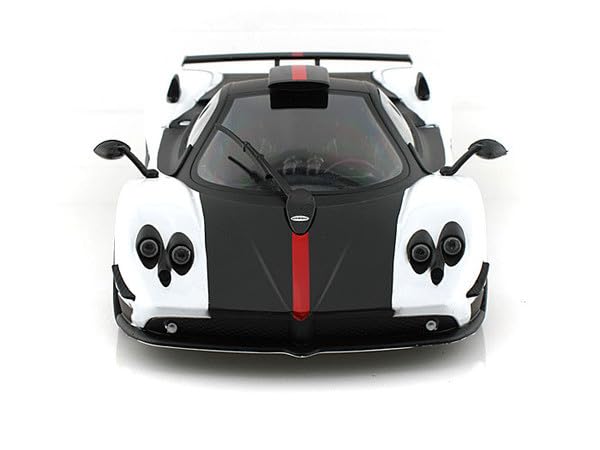 Pagani Zonda 5 Cinque White and Black 1/18 Diecast Model Car by Motormax 79158white