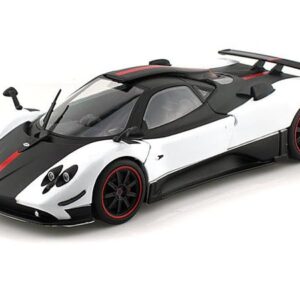 Pagani Zonda 5 Cinque White and Black 1/18 Diecast Model Car by Motormax 79158white