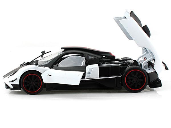 Pagani Zonda 5 Cinque White and Black 1/18 Diecast Model Car by Motormax 79158white