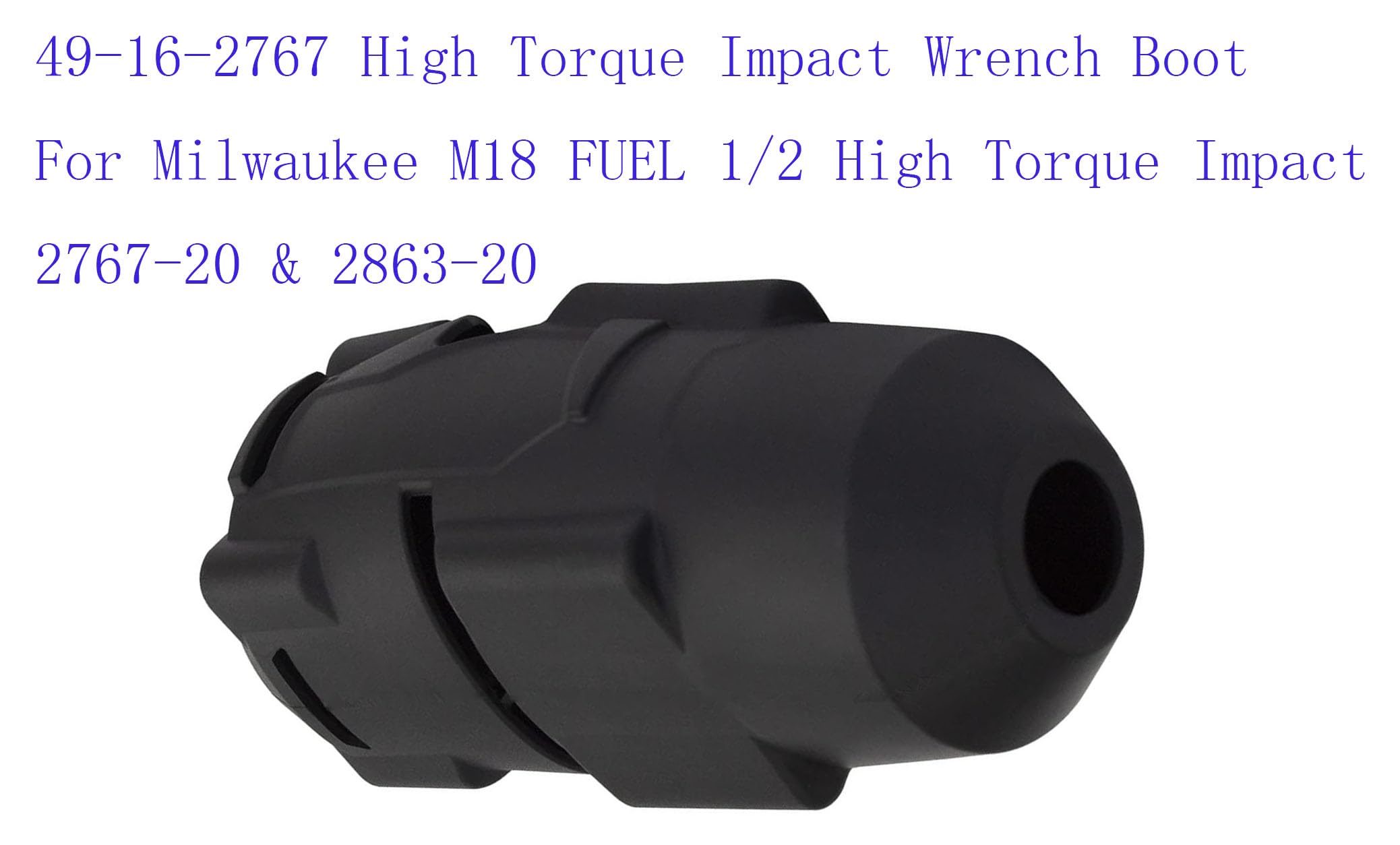 49-16-2767 High Torque Impact Wrench Boot For Milwaukee M18 FUEL 1/2 High Torque Impact 2767-20 & 2863-20