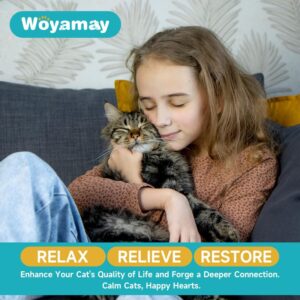 Woyamay Cat Calming Diffuser Refills - Cat Pheromones Calming Diffuser for Cats Relieve Anxiety & Stress, 2-Month Supply Cat Pheromone Diffuser Refills (Fits All Common Diffuser