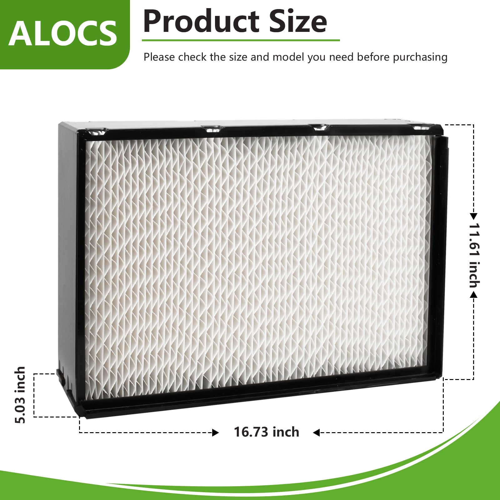 1045 Humidifier Wick Filter Replacement for Aircare Essick Air Evaporative Humidifiers - Compatible with H12300, H12300HB, H12400, H12400HB, H12600, H12600, H12001, H12AEUO, H12AUKP