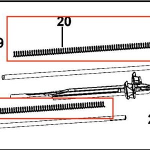 GJYSYP Compatible with DEWALT (DCN692、DCN690) Part No. N233943 N386480 Reset Spring Replacement Kit DCN21PLB DCN21PLM1 DCN693B DCN690B BCF30PTB DCN692M1 CMCN621PLB DCN692B BCF28WWB (2 springs)