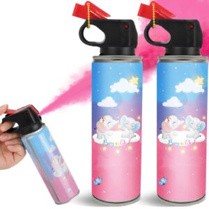 gender reveal smoke bombs, gender reveal fire extinguisher, biodegradable gender reveal party supplies, boy or girl baby shower gender reveal ideas(2 pink)