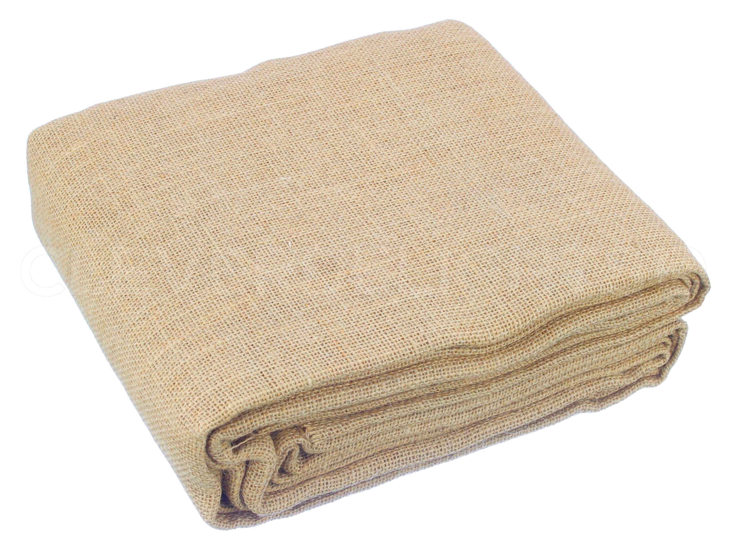 CleverDelights 60" Burlap Fabric - 5 Yards - Tight Weave Natural Jute Burlap Fabric - 60 Inch