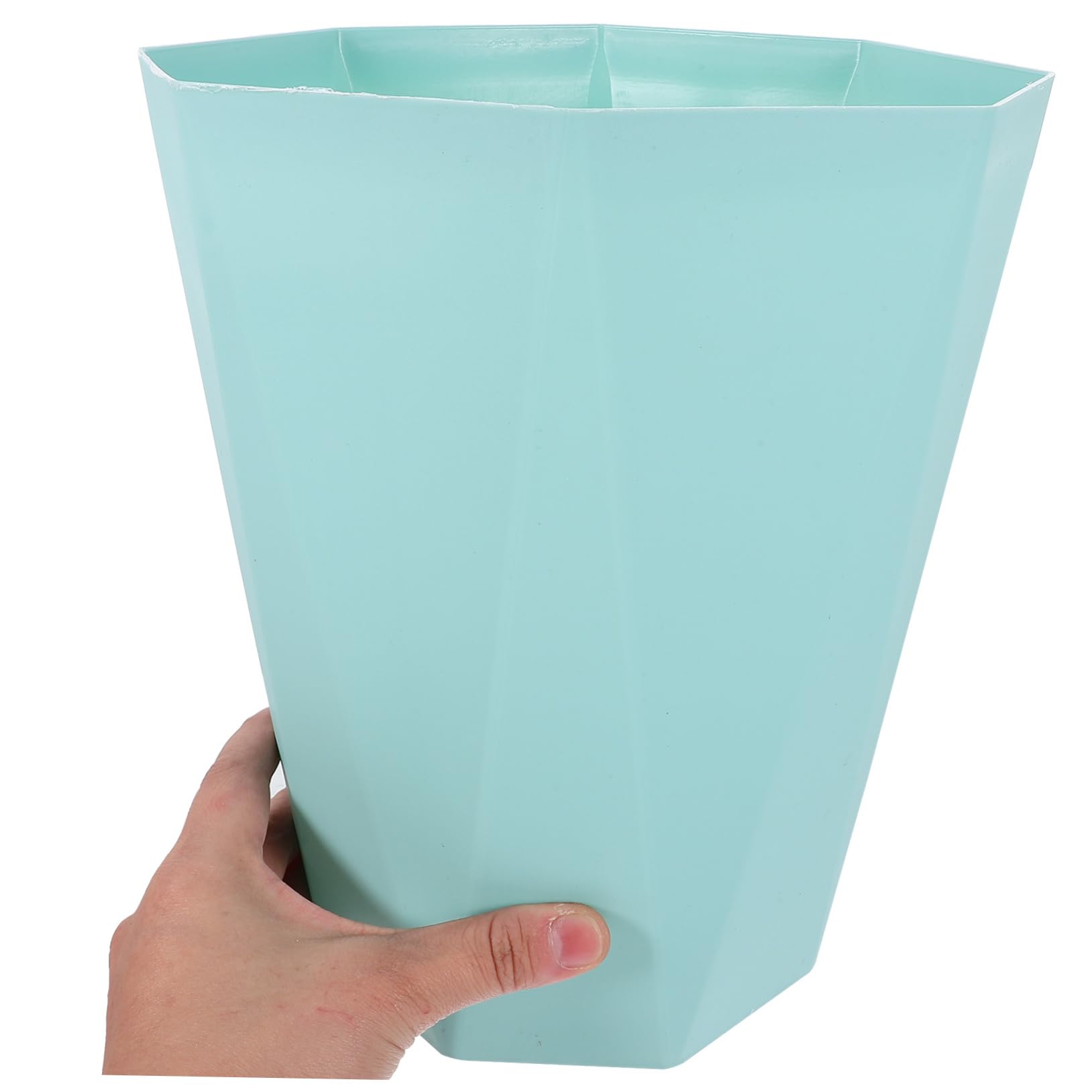 STOBOK Plastic Trash Bin Kitchen Trash Can Small Trash Can Home Garbage Can Plastic Rubbish Can Plastic Trash Can Plastic Waste Bucket Bathroom Trash Can Office Trash Can Garbage Bucket