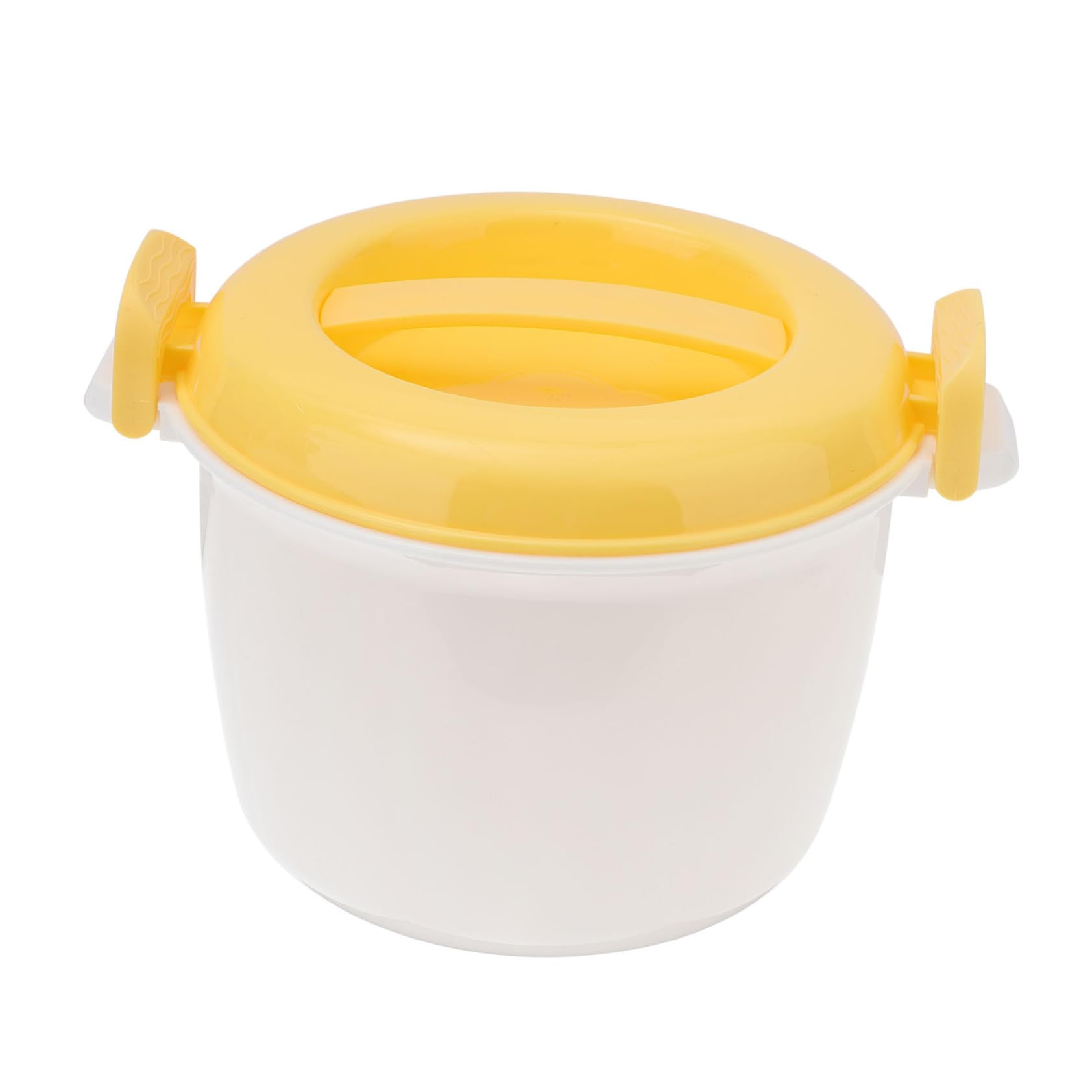 VINTORKY Rice Cooker Microwave Pasta Maker Microwave Safe Steamers Portable Microwave Rapid Rice Cooking Pasta Pot Microwave Rice Steamers Microwave Cup Cooker Office Plastic Food Non Stick