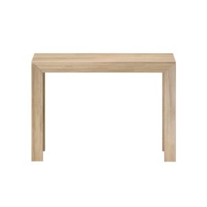 Plank+Beam Modern Solid Wood Console Table, 46.25 Inch, Sofa Table, Narrow Entryway Table for Hallway, Behind The Couch, Living Room, Foyer, Easy Assembly, Blonde