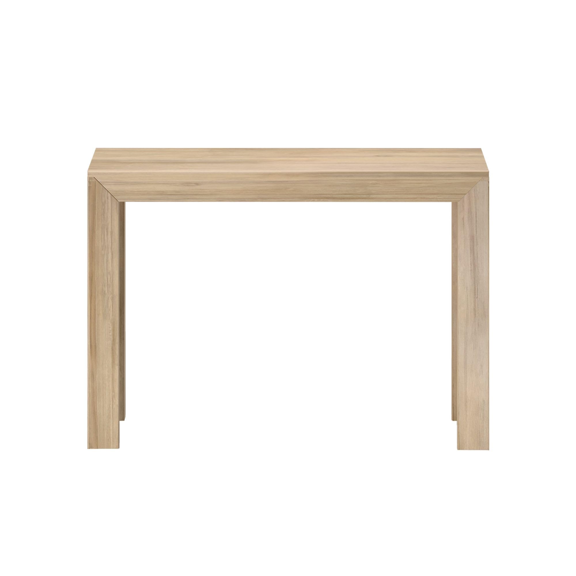 Plank+Beam Modern Solid Wood Console Table, 46.25 Inch, Sofa Table, Narrow Entryway Table for Hallway, Behind The Couch, Living Room, Foyer, Easy Assembly, Blonde