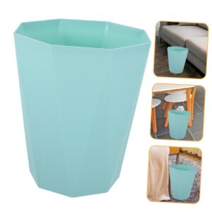 STOBOK Plastic Trash Bin Kitchen Trash Can Small Trash Can Home Garbage Can Plastic Rubbish Can Plastic Trash Can Plastic Waste Bucket Bathroom Trash Can Office Trash Can Garbage Bucket