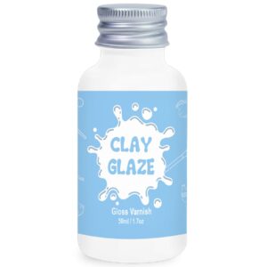 50ml air dry clay varnish，air dry clay sealant for airdry clay，air dry clay glaze can not only used to prevent clay cracking, scratches, and wear,it can also having a glossy glaze effect (gloss)