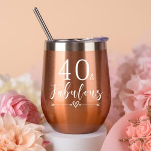 40th Birthday Gifts Women, Gifts for 40th Birthday Woman, 40th Birthday Gift Ideas, 40 Year Old Birthday Gifts For Women, Mom, Sister, Wife, Aunt, Coworker, Daughter