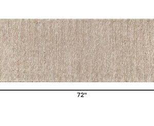 Hausattire Jute Woven Runner Rug 2'x6' - Natural, Long Boho Farmhouse Rugs for Hallway, Living Room, Bedroom, Kitchen | Beige Rustic Floor Mat for High Traffic Area - 24x72 Inch