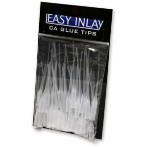 60-pack ca fine applicator glue tips for woodworkers, turners, casters, luthiers, professionals and hobbyists