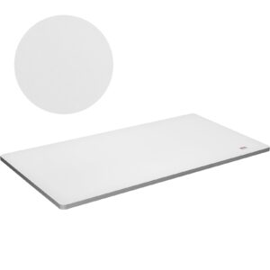 vevor one-piece particle board desktop universal tabletop, 60" x 25" x 1", white