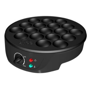 kzu 18-hole takoyaki maker, 700w electric octopus ball pan with decent temperature control, non-stick takoyaki pan, non stick cake pop pan