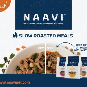 Naavi Slow Roasted Chicken Bowl with Ancient Grains, Vegetables & Fruits, Formulated to Support Gut & Immune Health in Adult Dogs - 6oz (2pack)