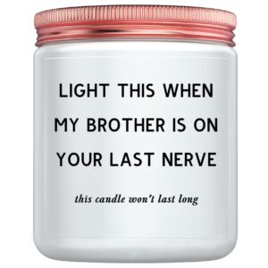 funny sister in law gifts for best sister-in-law birthday gift ideas - mother's day christmas wedding gifts for future sister-in-law lavender candle