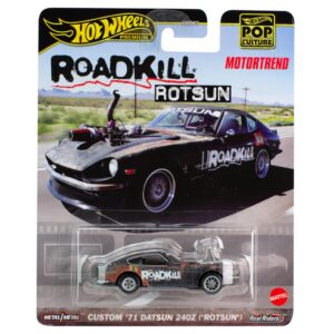 hot wheels pop culture roadkill rotsun - custom '71 datsun 240z (lotsun) [mini car] [3 years old and up] hkc37