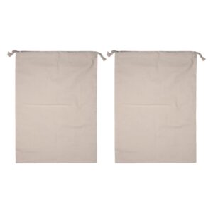 childweet 2pcs beige drawstring laundry for home use heavy duty wash for delicate clothes for washing and organizing laundry