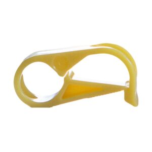 halkey roberts 1/4 inch tubing clamps (10, yellow)