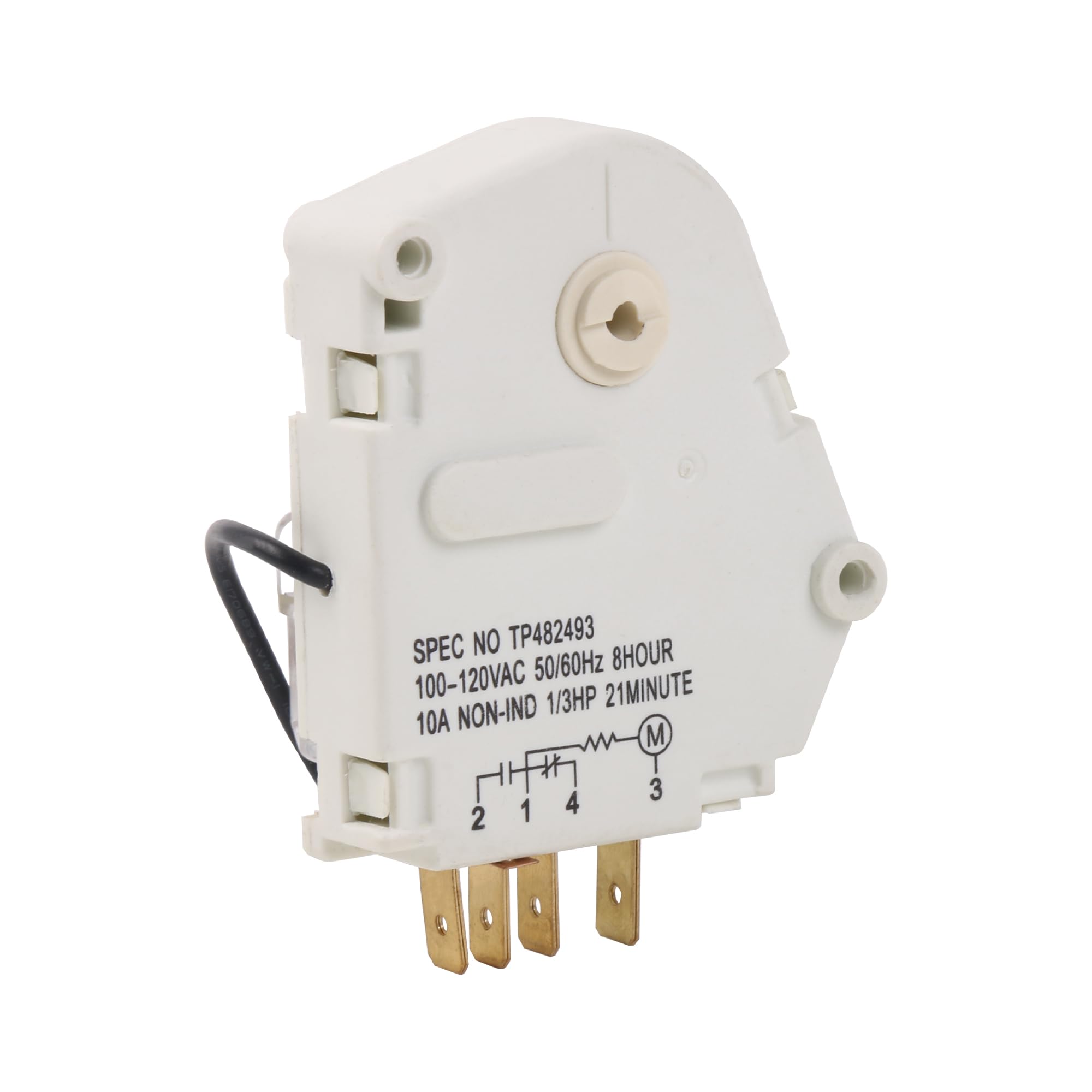 BQLZR Refrigerator Defrost Timer Replacement for Whirlpool W10822278 AP5985208