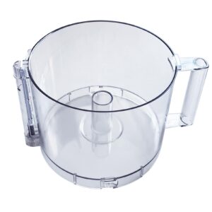 vanshly dlc-005agtx,14-cup food processor work bowl compatible with cuisinart dlc-7 & dfp-14，note:this bowl features 2 tabs on the top rim of the workbowl